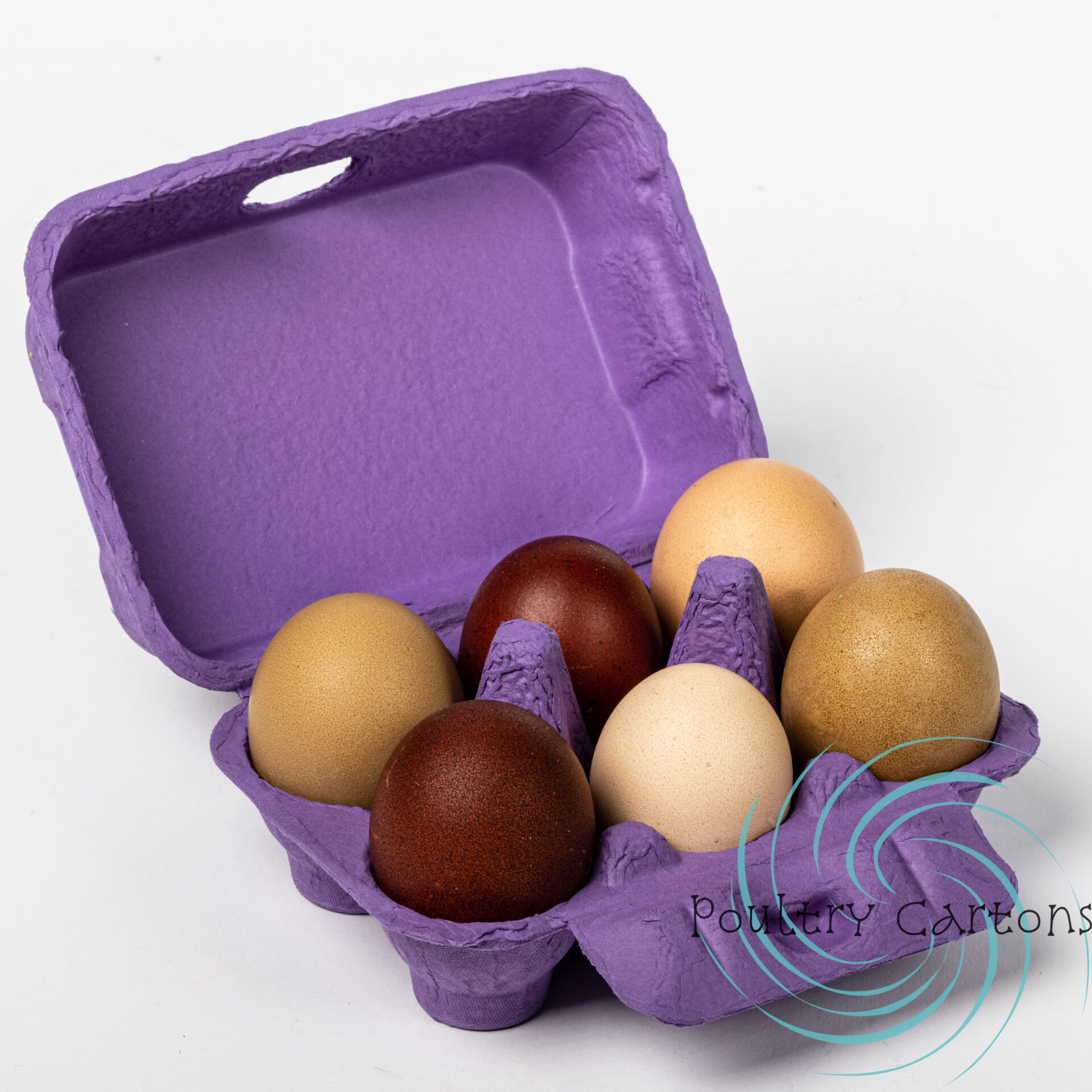 Purple 6 Egg Cartons | Poultry Cartons