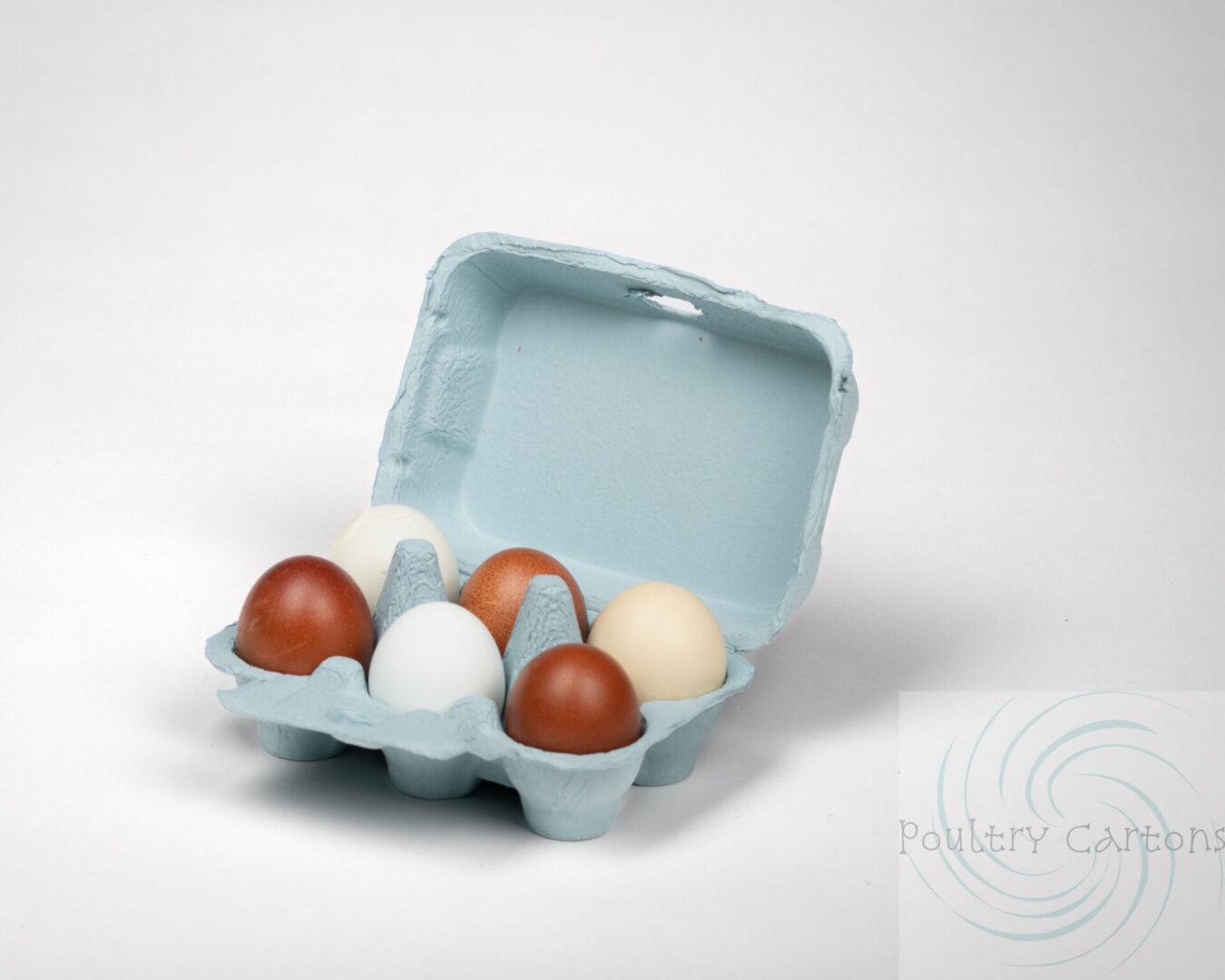 Blue Mist 6 Egg Cartons | Poultry Cartons