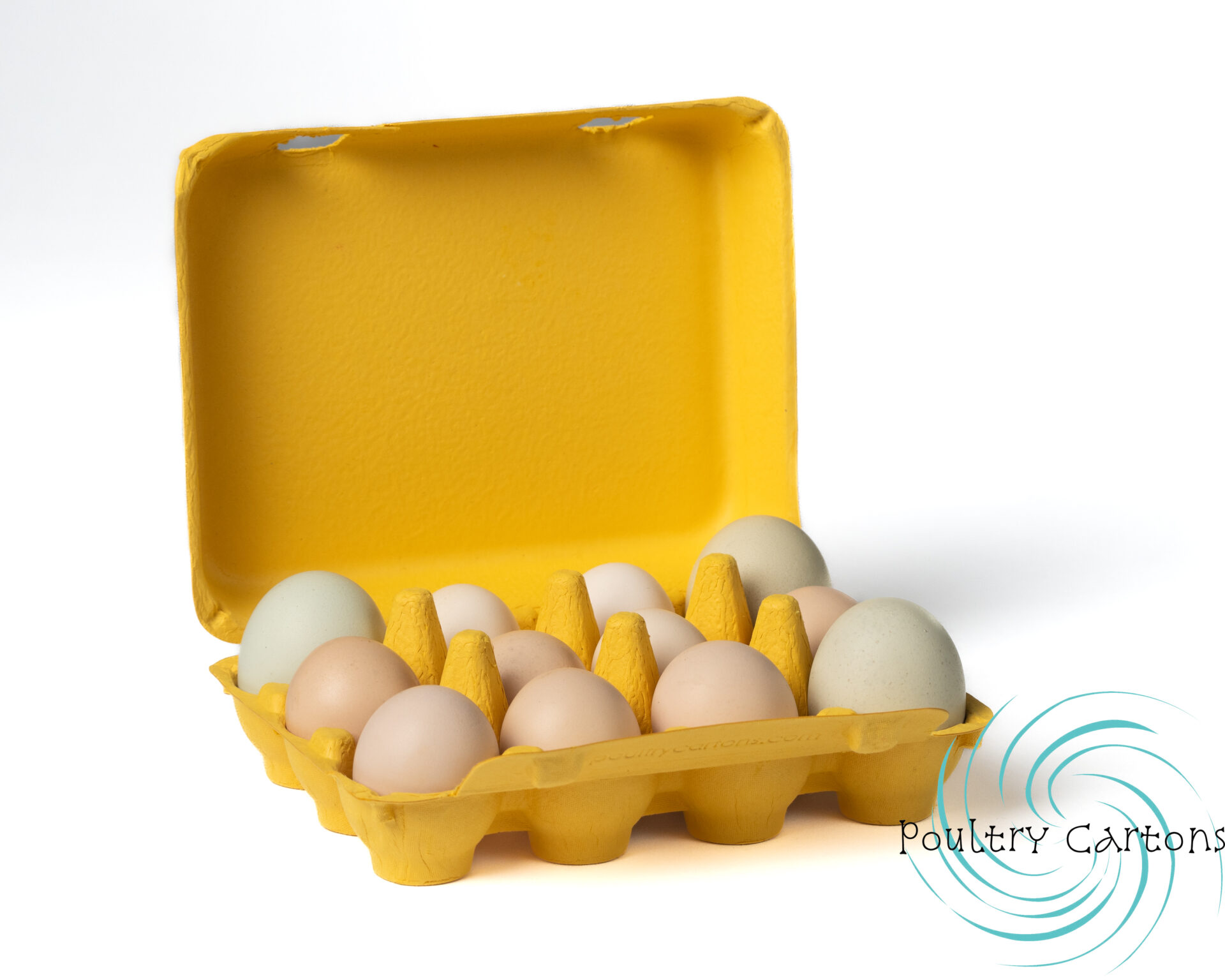 Sunny Side Up Yellow Bantam Egg Cartons | Poultry Cartons