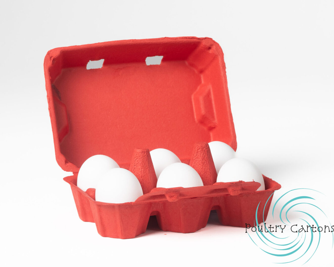 Poppy Red Duck Egg Cartons | Poultry Cartons