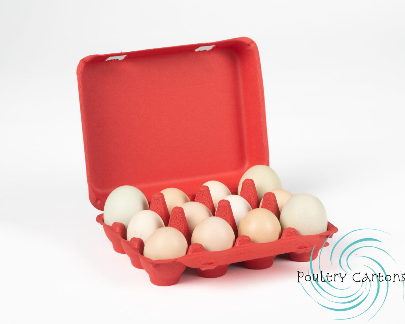 Poppy Red Bantam Egg Cartons | Poultry Cartons