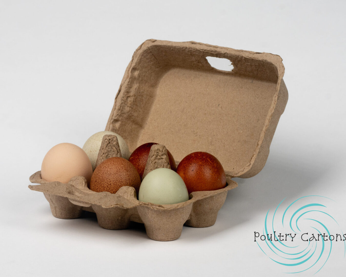 Brown 6 Egg Cartons | Poultry Cartons